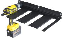 China Neat Drill Storage Rack and Power Tool Organizer Holds 4 Drills Batteries 430*216*51mm for sale