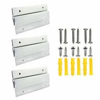 China 2-Hole Stamping Process Aluminum Z Bar Clips for Hanging Mirror Photo Shelf and Cabinet for sale