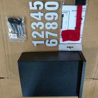 China Powder Coating Waterproof Stainless Steel Vertical Drop Mail Box Outdoor Wall Mount Mailbox for sale