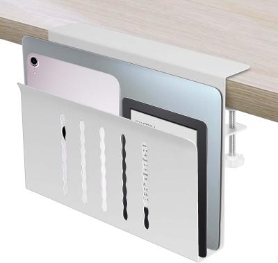 China Standing Type Desk Storage Steel Hanging Desk Organizer No Drill for Office and Home for sale