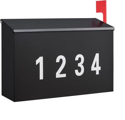 China Outdoor Iron Mailboxes with Customized Instruction and Rust-Proof Galvanized Steel for sale
