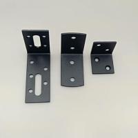China Nonstandard Black Powder Coated Metal Braces for Sturdy and Long-Lasting Wood Joints for sale
