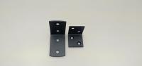 China Nonstandard Black Powder Coated Metal Braces for Sturdy and Long-Lasting Wood Joints for sale