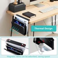 China Aluminum Alloy Laptop Ipad Documents Shelf Organizer Perfect for Living Room Tables for sale