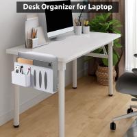 China White/Black Laptop/Tablet Storage No Drill Vertical Laptop Holder for Office and Home for sale