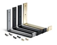China Customized Packing 125x100mm Joggle Joint Box Gutter Fascia Bracket with Carbon Steel for sale