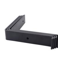 China Customized Packing 125x100mm Joggle Joint Box Gutter Fascia Bracket with Carbon Steel for sale