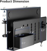China Laptop Under Desk Storage  Desk Storage Holder for Office and Home for sale
