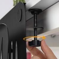 China Table Side Storage for Perfect Standing Desk Cable Management Rack Single Tier Design for sale