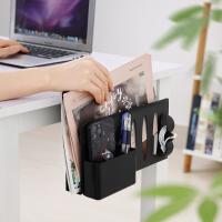China Table Side Storage for Perfect Standing Desk Cable Management Rack Single Tier Design for sale