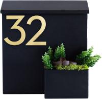 China Customers' Requirement Outdoor Post Box Mailbox with Large Capacity and Modern Design for sale