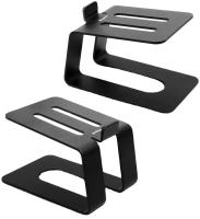 China Process Bending Universal Desk Stand for Small and Medium Bookshelf Computer Speakers for sale