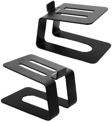 China Process Bending Universal Desk Stand for Small and Medium Bookshelf Computer Speakers for sale