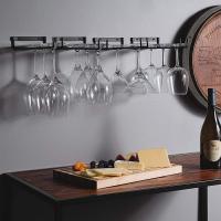 China Upgrade Your Kitchen with this 11.8 Inch Wine Glass Holder Under Cabinet Hanging Rack for sale