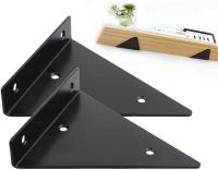 China DIY Floating Shelves Wall Mount Bracket Zinc Plating Shelf Bracket for Floating Shelves for sale