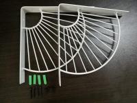 China Instruction Floating Shelves Customized London Style Decorative Cast Iron Shelf Brackets for sale