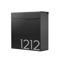China Outdoor Powder Coated Metal Mailboxes with Rustic Design and Customizable Thickness for sale