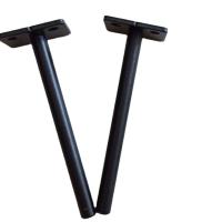 China Hardware Included Black Solid Steel Floating Shelf Bracket for Blind Shelf Supports for sale
