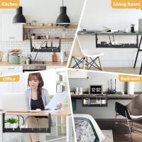 China Single Tier Telescopic Steel Cable Wiring Tray for Under Desk No Drilling Required Home for sale