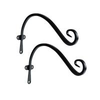 China Antique Metal Wall Hook Hanging Plant Bracket for Powder Coated Steel Q235 Grade for sale