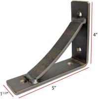 China Hand Welded Steel Bracket Nonstandard Countertop Support Bracket for Fireplace Mantel for sale