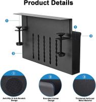China No Drilling Cable Management Tray for Office Desk Single Tier Desk Holder for Laptop for sale