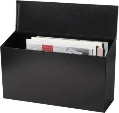 China Wall Mounted Black Steel Mailbox The Perfect Combination of Style and Functionality for sale
