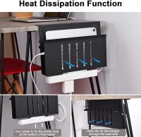 China Newest Metal Cable Tray, Wire Organizer Under Desk, Desk Storage Holder for Office and Home for sale