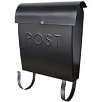 China Wall Mounted Black Steel Mailbox The Perfect Combination of Style and Functionality for sale