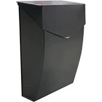 China Wall Mounted Black Steel Mailbox The Perfect Combination of Style and Functionality for sale