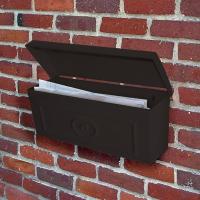 China Architectural Mailboxes' Secure Locking Curbside Street Mailbox for Security in Black for sale