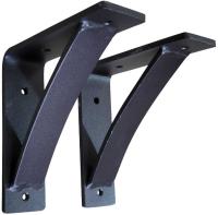 China Triangular Carbon Steel Shelf Brackets for Heavy Duty 450lbs Load in Garage Workshop for sale