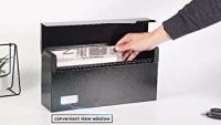 China Stylish and Durable Outdoor Mailboxes with Wall Mounting and Powder Coating Finish for sale