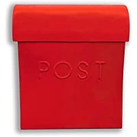 China Custom Wall Mounted Black Steel Mailbox for Wall Mounted Letter box for sale