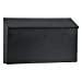 China Custom Wall Mounted Black Steel Mailbox for Wall Mounted Letter box for sale