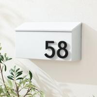 China Outdoor Powder Coated Iron Vertical Drop Mail Box with Waterproof Feature and Style for sale
