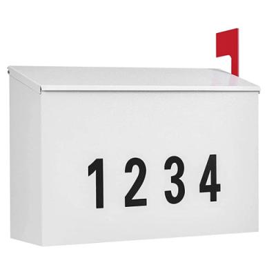 China Combination Code Lock Outdoor Wall Hanging Metal Mailbox for Modern Residential Parcel for sale
