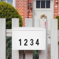 China Combination Code Lock Outdoor Wall Hanging Metal Mailbox for Modern Residential Parcel for sale