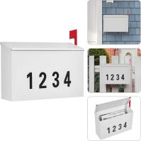 China Combination Code Lock Outdoor Wall Hanging Metal Mailbox for Modern Residential Parcel for sale