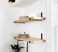 China Wall Mounted Floating Shelf Bracket with Easy Assembly L Type and Easy Assembly Advantage for sale