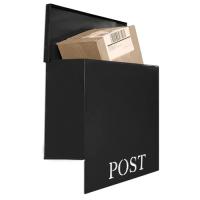 China Rust Proof Iron Wall Mount Post Box Large Capacity Mailbox for Outdoor Modern Design for sale