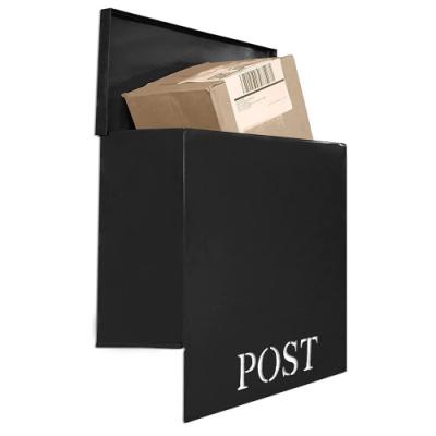 China Rust Proof Iron Wall Mount Post Box Large Capacity Mailbox for Outdoor Modern Design for sale