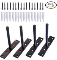 China 8'' Rod Length Hidden Shelf Holder Floating Shelf Brackets for Supporting Fixed Shelves for sale