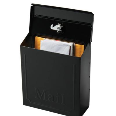 China Galvanized Steel Wall Mount Post Box for Small Capacity Mailboxes Townhouse Vertical for sale