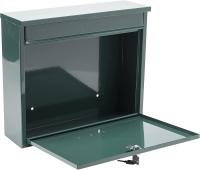 China Green Elegance Wall Mounted Mailbox Function Mail Box Post Electrostatic Powder Coating for sale