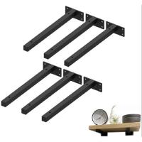 China 4-6mm Thickness Supporting Fixed Shelves Hidden Floating Wall Shelf Mounting Bracket for sale