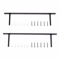 China Brushing and Included Hardware Solid Steel Heavy Duty Floating Shelf Bracket for sale