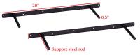 China Brushing and Included Hardware Solid Steel Heavy Duty Floating Shelf Bracket for sale