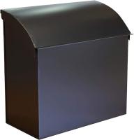 China Metal High Capacity Parcel Package Drop Mailbox Wall Mount Rust Resistant Galvanized Iron Outdoor Post Box for sale