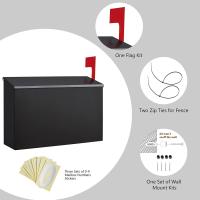 China Residential Mailbox with Flag Kit and Combination Code Lock Durable and Stylish Design for sale